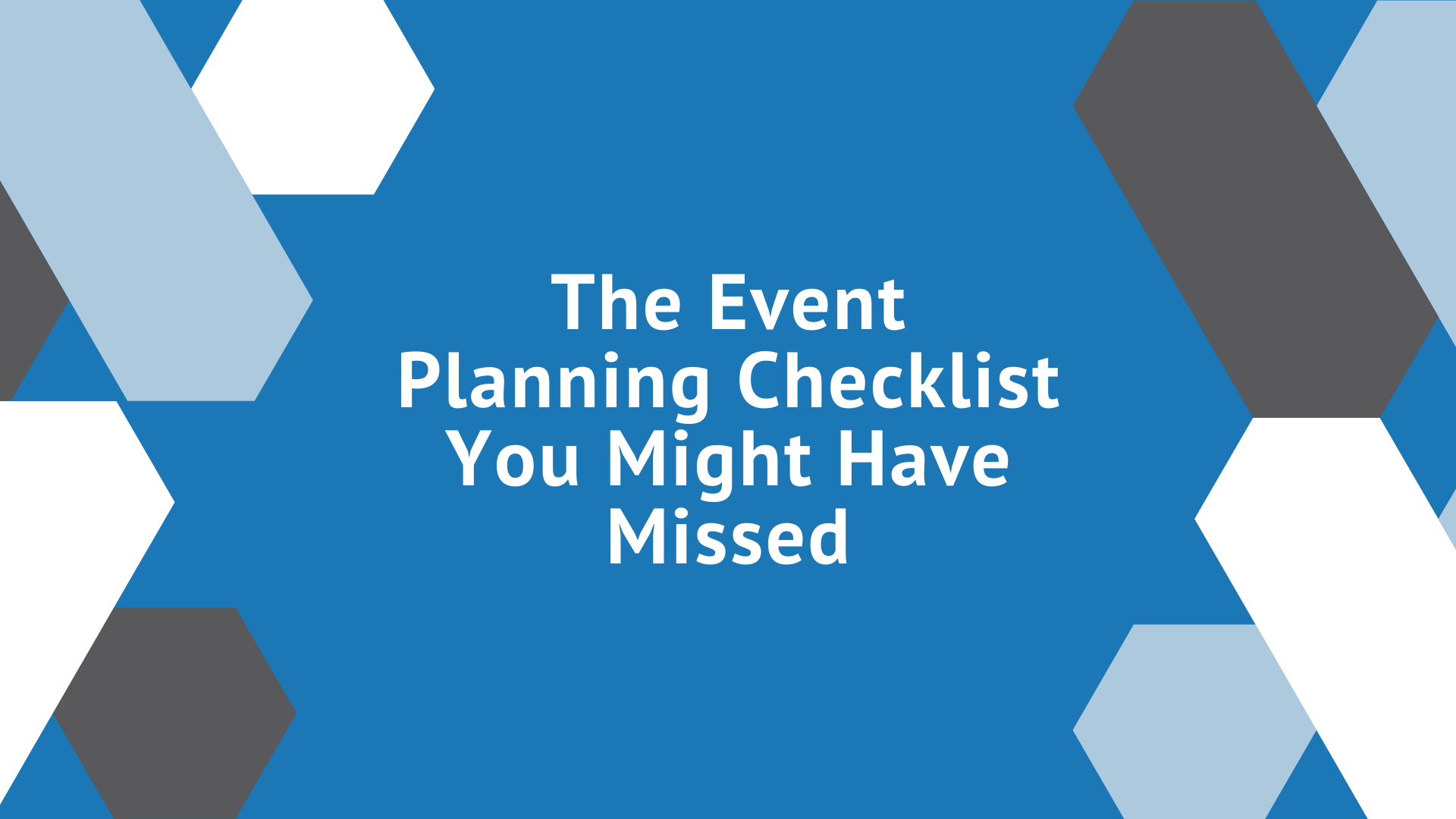 The Event Planning Checklist You Might Have Missed – Impact AV Solutions