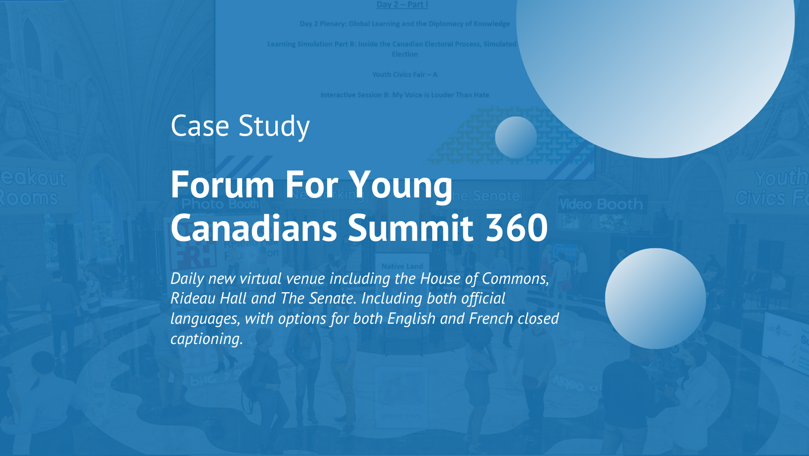 Case Study – Forum for Young Canadians: Summit 360 – Impact AV Solutions